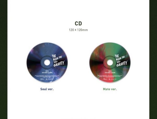 DAY6 Mini Album Vol. 5 - The Book of Us -Gravity - KR Multimedia