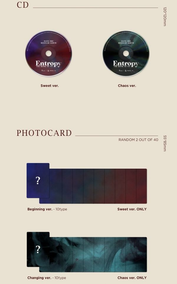 DAY6 Vol. 3 - The Book of Us : Entropy - KR Multimedia