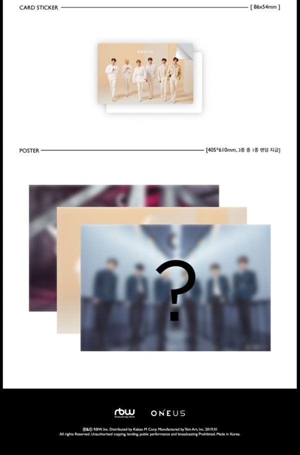ONEUS Mini Album Vol. 1 - Light Us - KR Multimedia
