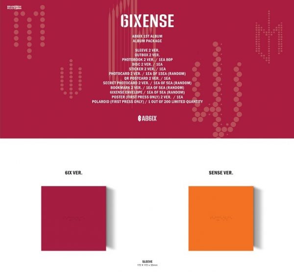 AB6IX Vol. 1 - 6IXENSE (6IX / SENSE version) - KR Multimedia