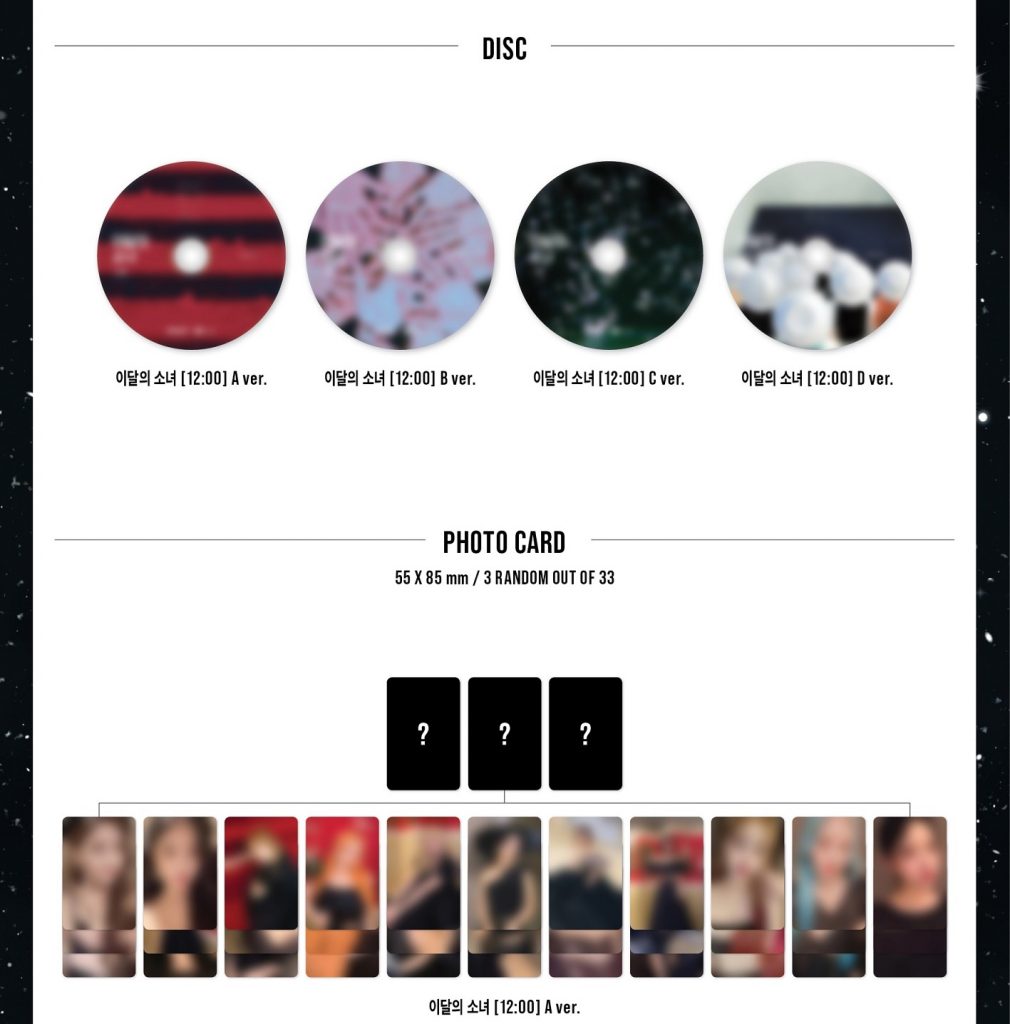 Loona Mini Album Vol. 3 – 12:00 With Poster Combo - KR Multimedia