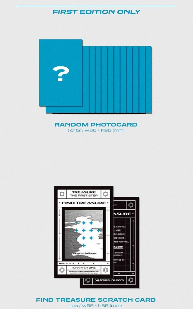 TREASURE Single Album Vol. 1 – THE FIRST STEP : CHAPTER ONE With Poster ...