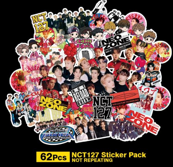 [Fan Made] NCT 127 Sticker Pack (62 pcs) - KR Multimedia