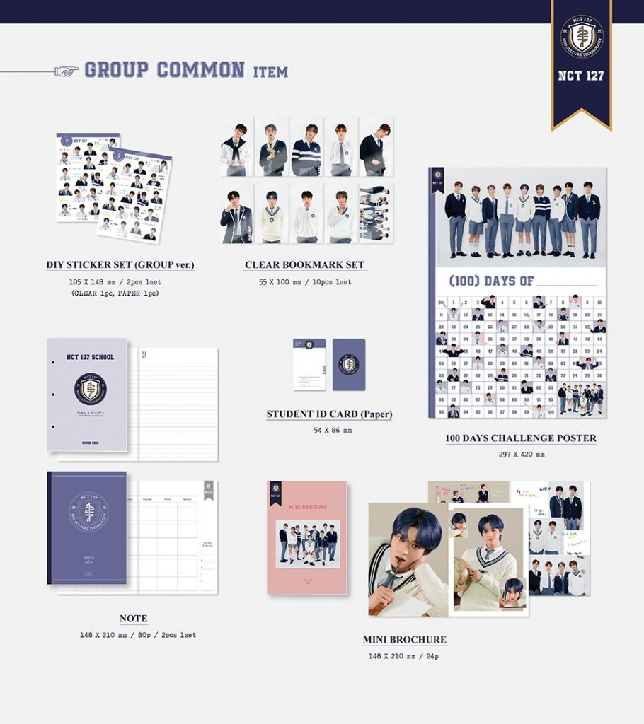 [Official] NCT 127 - 2021 NCT 127 Back to School Kit - KR Multimedia