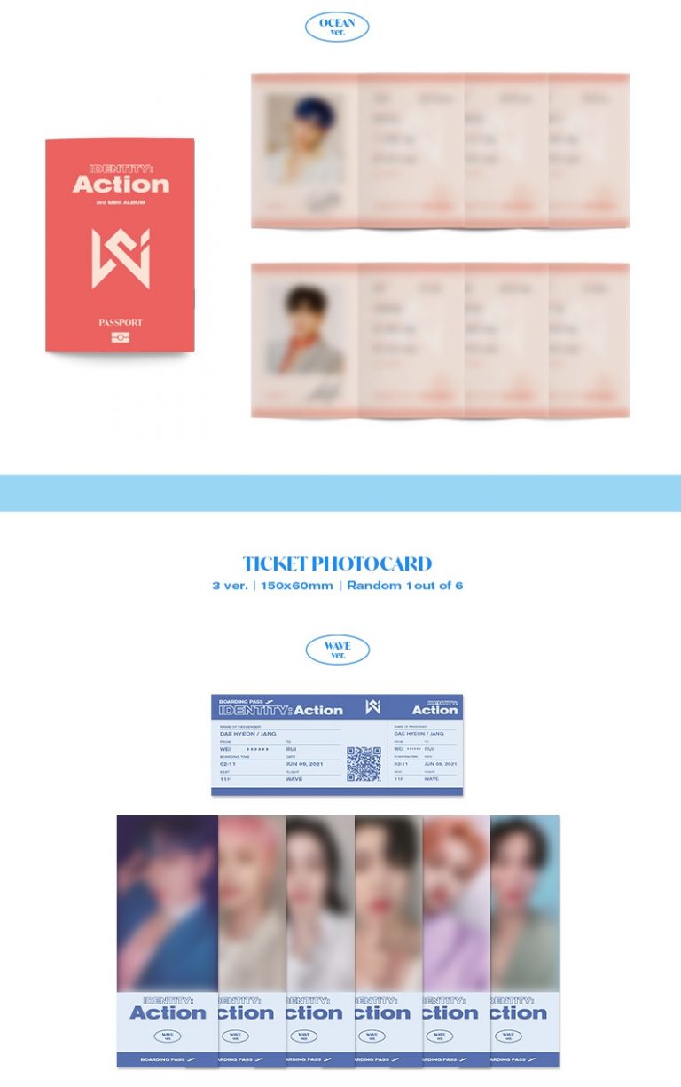 WEi Mini Album Vol. 3 - IDENTITY : Action - KR Multimedia