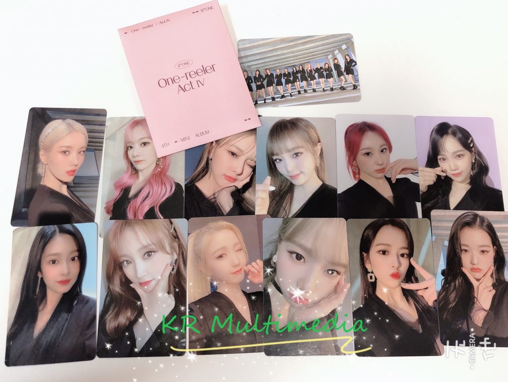 IZ*ONE Mini Album Vol. 4 – One-reeler / Act IV official photocard set - KR Multimedia