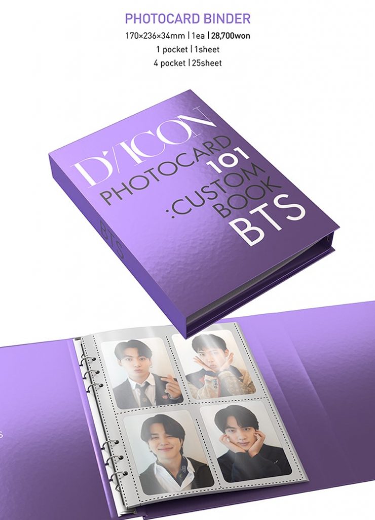 DICON BTS PHOTOCARD 101 : CUSTOM BOOK BEHIND BTS since 2018 (2018-2021 ...