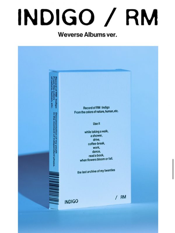 RM (BTS) - Indigo (Postcard Edition) (Weverse Albums version) - KR ...